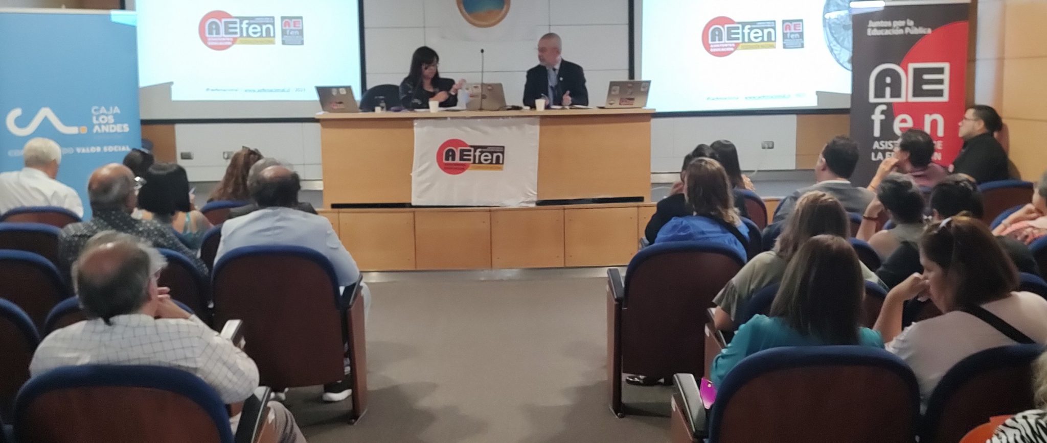 La Federación Nacional AEFEN realizó este miércoles 22 de marzo su ...